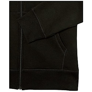 Amazon Essentials Men's Full-Zip Fleece Hoodie (Available in Big & Tall), Black, Medium