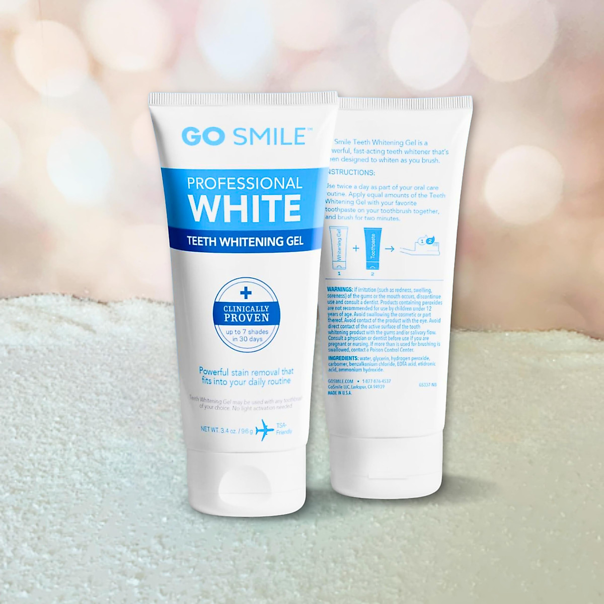 GO SMILE Teeth Whitening Gel, 3.4 OZ.