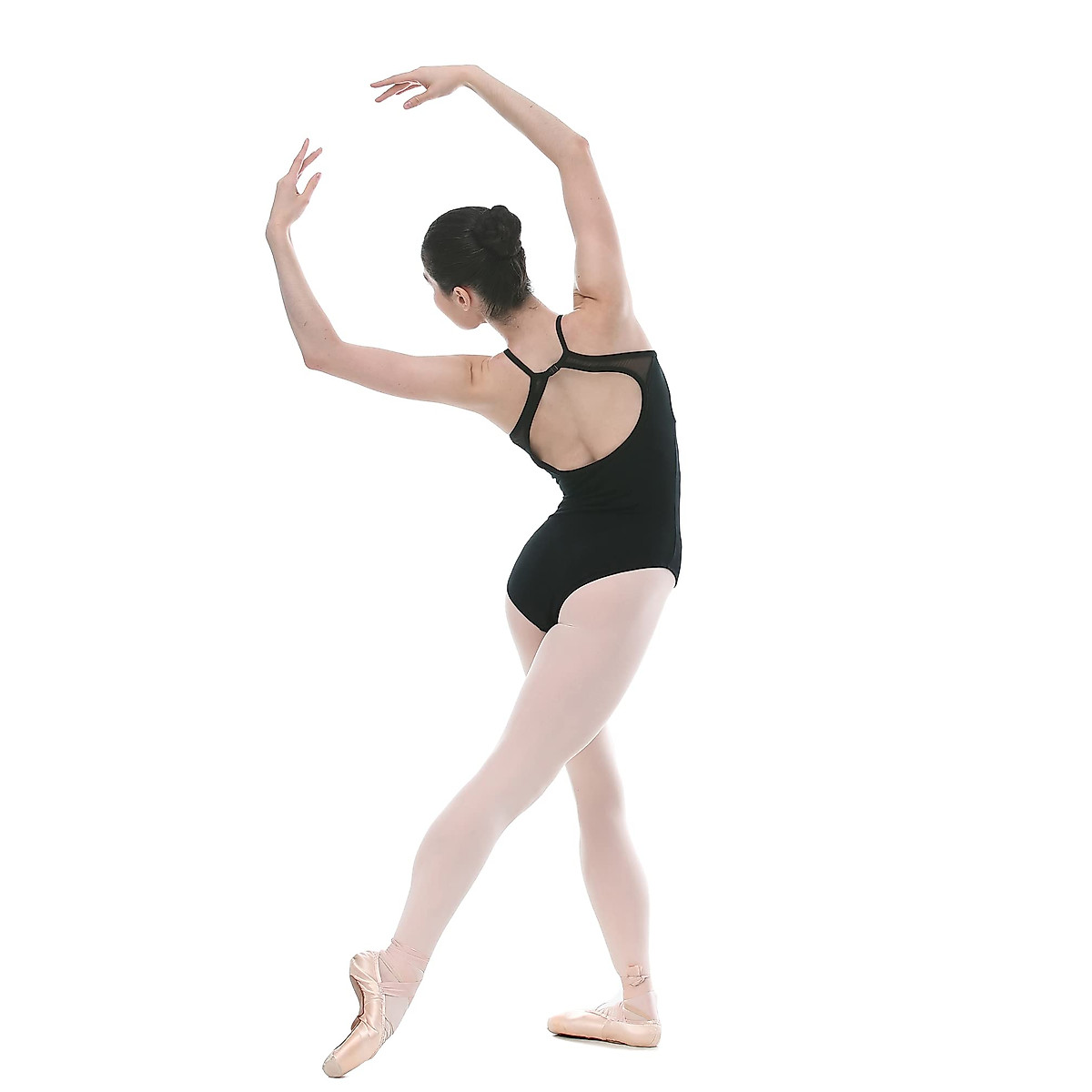 Dance Favourite Mesh Panel Front with Open Back Leotard 03D0218 (XL)