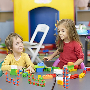 Yeetec 6 Pack 24 Links Wacky Tracks Snap and Click Fidget Toys, Finger Sensory Toys, Snake Puzzles for Stress Relief, Party Bag Fillers, Party Favours, Random Color