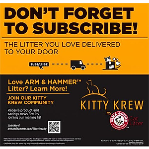 Arm & Hammer Forever Fresh Clumping Cat Litter Lavender, MultiCat 18lb With 20% More Lavender Freshness, Pet Friendly With Essential Oils