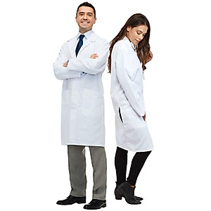 Dress up America Adults Unisex Doctor Lab Coat,White,Small