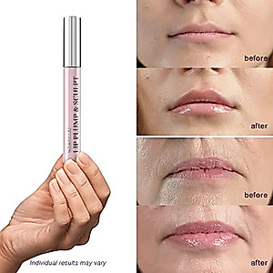 SBLA Beauty Lip Plump & Sculpt, Hydrating Lip Plumper Gloss, Instantly Plumps Lips & Creates Fuller Pout, Baby Glow (Light Pink), 0.11 Oz