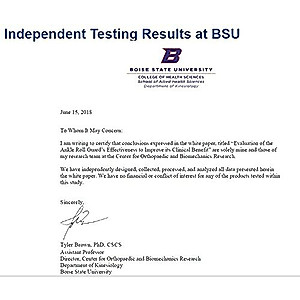 Ankle Roll Guard Armor1 (Left Foot) Ankle Support; Patented and Tested Alternative to an Ankle Brace for Ankle Roll Prevention, Ankle Support, Sprain Support; Good for Walking, Sports, Stroke