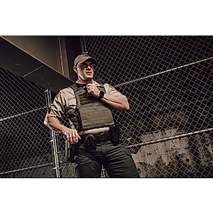 THE MIC LOOP Micro - Keeps Portable Radio Mic in Place for Police/Law Enforcement OD GREEN