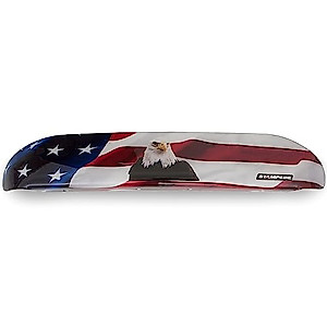 Stampede | Vigilante Hood Protector - High Profile / American Flag w/Eagle| 2007-2018 Jeep Wrangler (JK, Includes Unlimited) | 2911-30