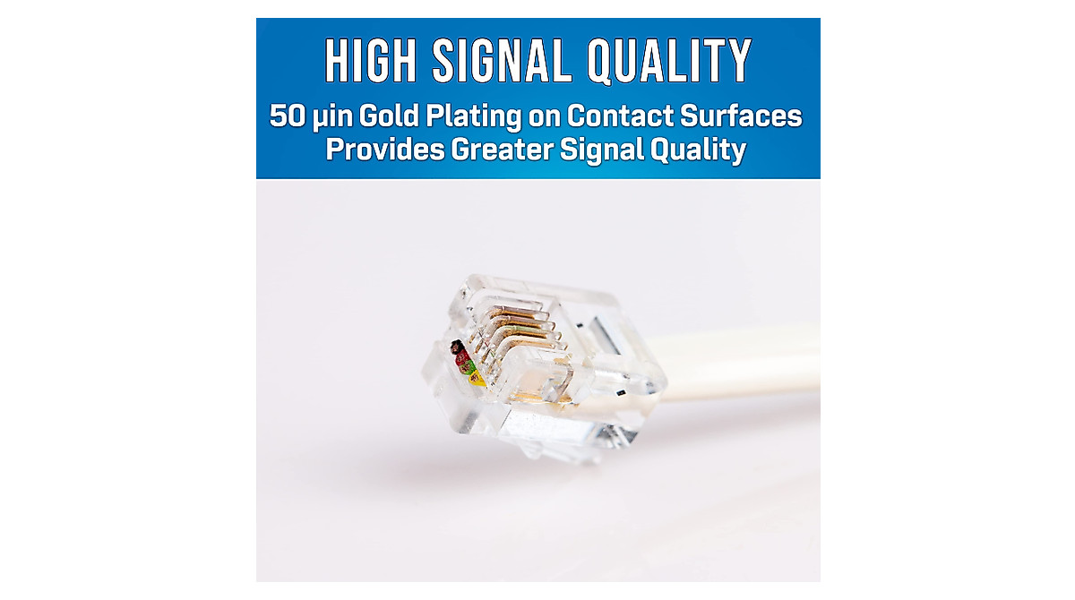 Jonard Tools RJ11-100 CAT3 Connectors for Telephone Cables