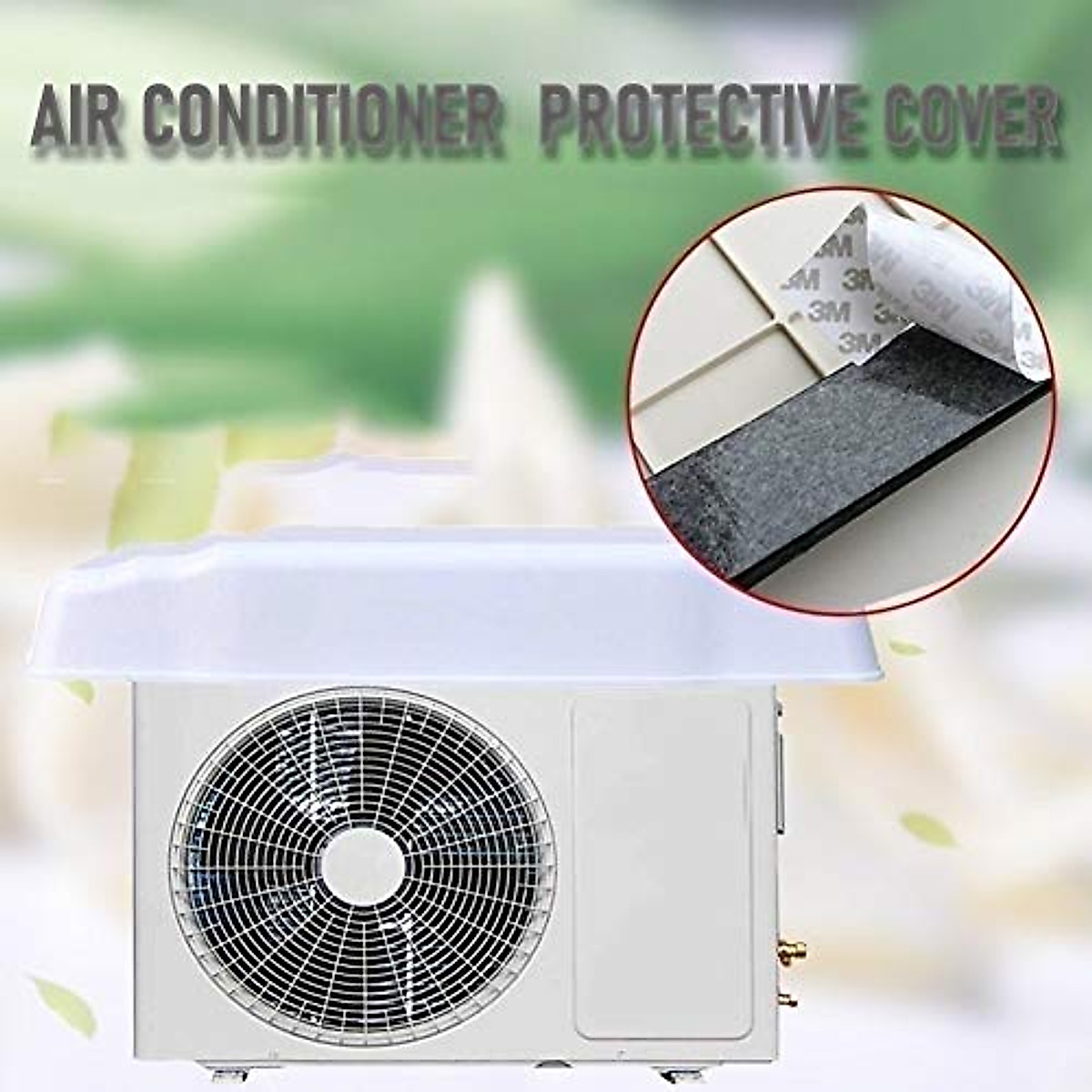 Mini Split Heat Pump AC Unit Cover - Waterproof Anti-UV Sun Shade Outdoor Window Air Conditioning Cover for Condenser and Compressor