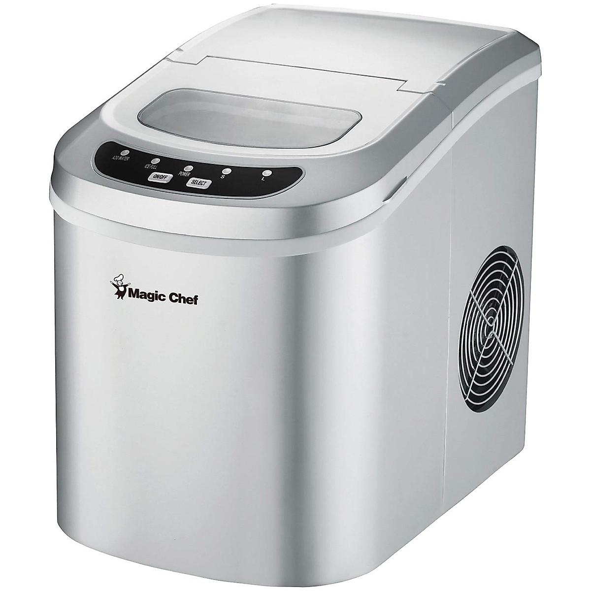 Magic Chef MCIM22SV 27Lb-Capacity Portable Ice Maker