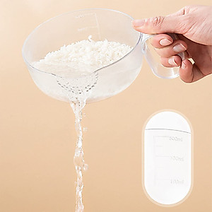 Sweetdecor Rice Storage Container Automatic Rice Dispenser Bucket Compact Sealed Grain Container Measurable Rice Cylinder Household Airtight Food Container for Kitchen with Measuring Cup Gray, 5kg