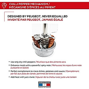 Peugeot Oleron Chili Mill, 5.5-Inch, Chocolate (28428)