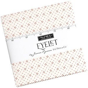 Fig Tree and Co Eyelet Charm Pack 42 5-inch Squares Moda Fabrics 20488PP