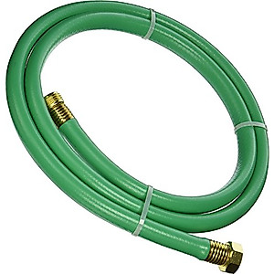 Swan Products LOLH5806FM Hose Reel Leader Hose with Male and Female Connections 6' x 5/8", Green