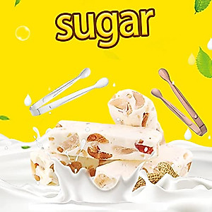 ROYHOO 15 Pieces Stainless Steel Sugar Tongs Ice Tongs Mini Serving Tongs Appetizers Kitchen Tongs for Tea Party Coffee Bar Kitchen Serving Appetizers Desserts