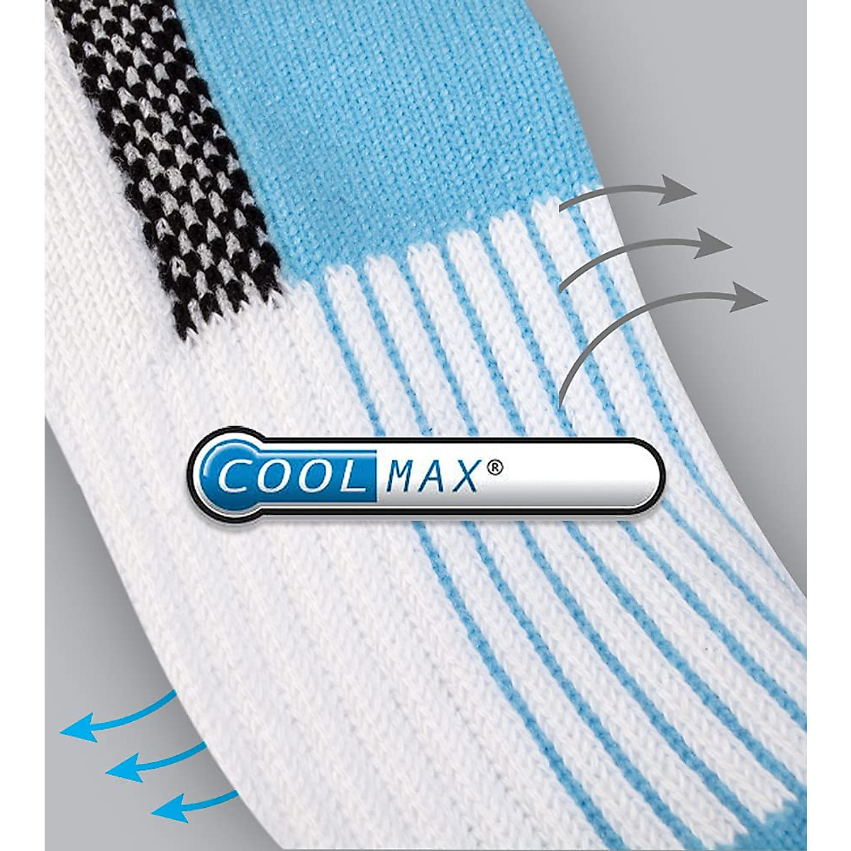 AERO|TECH|DESIGNS | Coolmax Athletic Socks | Quarter Crew | Unisex Adult | Red/White | Medium