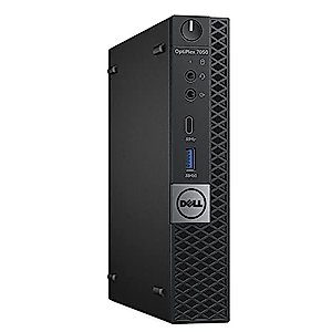 Dell Optiplex 7050 Micro Business Desktop i5-6500T UP to 3.10GHz 32GB DDR4 New 1TB NVMe M.2 SSD Wireless Keyboard Mouse WiFi BT HDMI Duel Monitor Support Win10 Pro (Renewed)