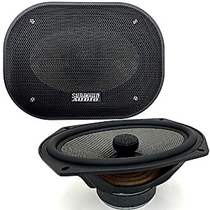 Sundown Audio SA-69CX v2 6" x 9" 125W RMS Silk Tweeter Coaxial Speakers