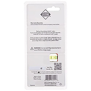 Swanson Tool Co TL041M 6 Inch Savage Magnetic Billet Torpedo Level with Brass Pipe Clamp, 6 Inches and 15 Centimeters Orange