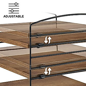 Adjustable Wrap Organizer Rack, Foil and Plastic Wrap Organizer, Cabinet Organizer and Storage, Kitchen Pantry Organization and Storage Shelving, Under Sink Organizer for Plastic Bags, Wraps, Snacks