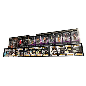 15 Single Row in Box Display Cases for 4 in. Funko Pop Collectible Toy Figures, Black Cardboard