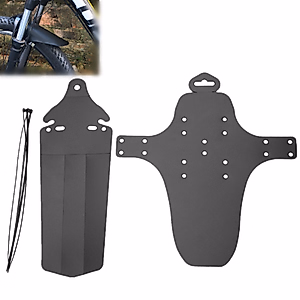 Bike Fenders, Front and Rear Compatible Mudguards, Mountain Bike Mudguard Fenders 360 Degree Torsion (2pcs)