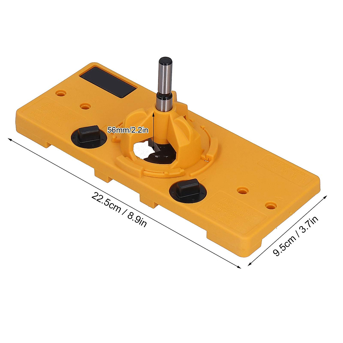 Walfront 35mm Hinge Hole Jig Drill Guide Set Concealed Hinge Hollow Hole Locator DIY Carpenter Cabinet Door Installation, Fixture