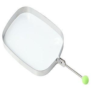 2pcs Egg Ring Square Pancake Mold Creative Stainless Steel Omelette Cooking Mold Cake Mold Non-Stick Kitchen Cooking Tools