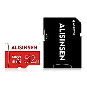 512GB Micro SD Card Class 10 SDXC Memory Card High Speed Flash Cards with Adapter for Android Phones/PC/Computer/Camera