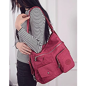 Women's Tote Canvas Retro Bag Clutch Bag Crossbody Shoulder Bag Handbag Solid Color Muti Pocket Shopping Purse