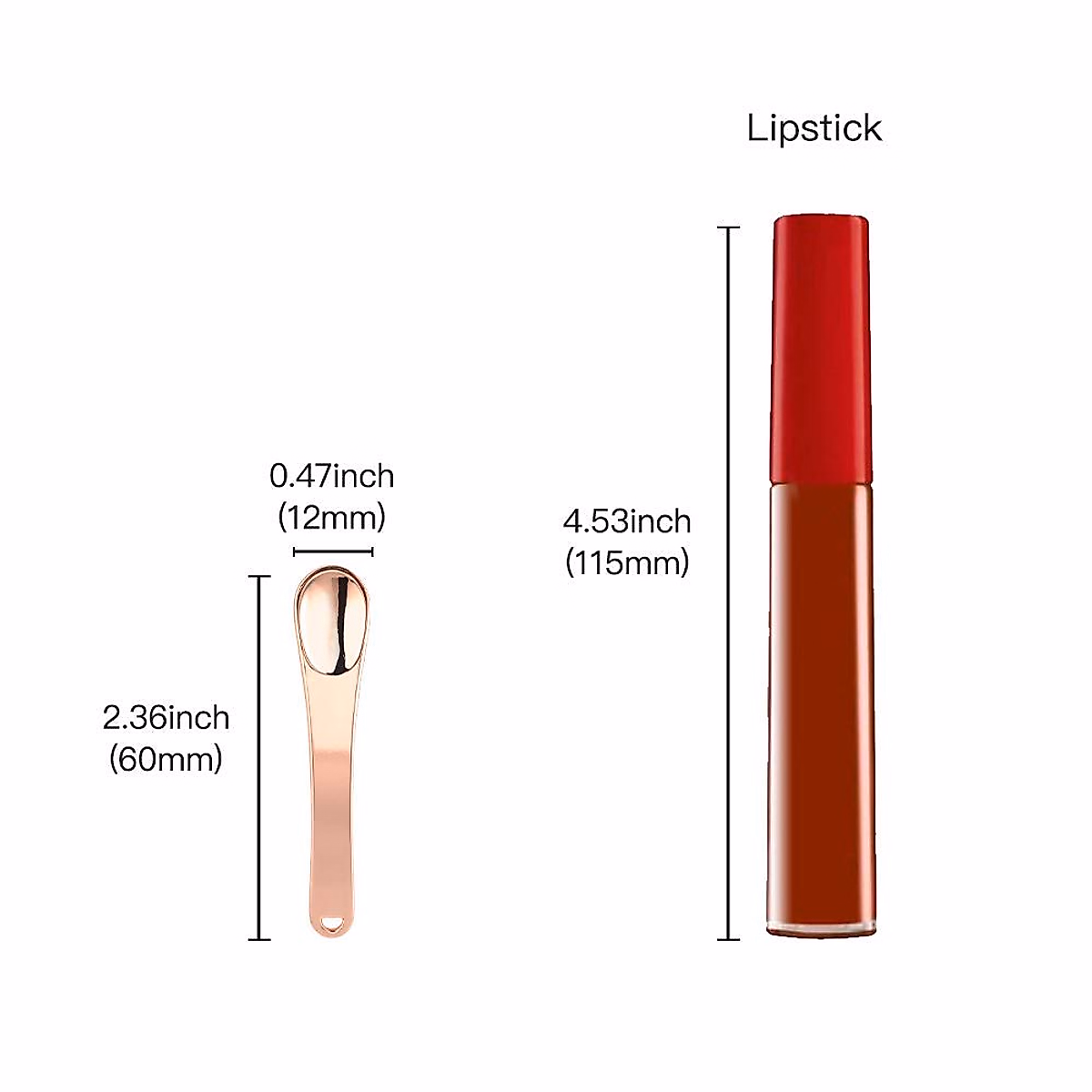 Tekson 6 Pieces Metal Cosmetic Skincare Spatula, Mini Mask facial Reusable Scoop, Makeup Beauty Spoons for Cream, Lotions, Moisturizers (Rose Gold, Gold, Silver)