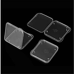 10 pcs SD MMC / SDHC PRO DUO Memory Card Plastic Storage Jewel Case (memory card not included)