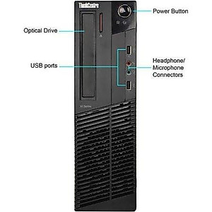 LENOVO THINKCENTRE M82 SFF Small Form Factor High Performance Desktop Computer, Intel Quad Core i7-3770 3.4GHz, 8GB DDR3 RAM, 1TB HDD, DVD, VGA, Windows 10 Professional (Renewed)