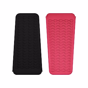 EIOKIT 2 Pack Silicone Heat Resistant Travel Pouch for Straighteners, Crimpers, Curling Wands, Flat Irons and Hot Hair Styling Tools