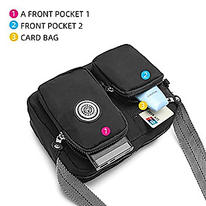 Vendra Moka Crossbody Bag for Women & Shoulder Waterproof Handbag Purse for Women, Small Travel Bag…