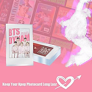 Card Sleeves 61x90mm 200PACK Photocard Protector Perfect for Double sleeving Small Japanese Sized Board Game Penny Sleeve for Sports Trading Kpo Baseball,Magic,MTG Sleeves (Clear-200pcs)