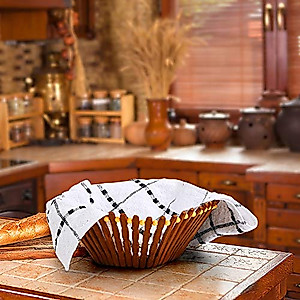 Utopia Towels Kitchen Towels, 15 x 25 Inches, 100% Ring Spun Cotton Super Soft and Absorbent Black Dish Towels, Tea Towels and Bar Towels, (Pack of 12)