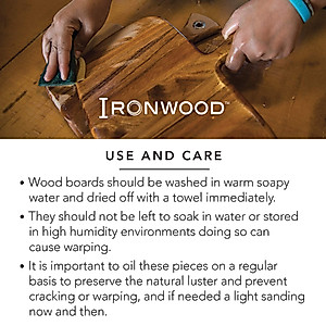 Ironwood Gourmet Napoli Pizza Peel, Acacia Wood