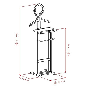 Winsome Trading, Inc. Carson Valet Stand, Brown