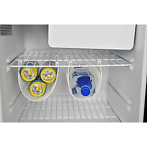 Home-X Fridge Organizer Clip-on Bottle Shelf, Refrigerator/Freezer Wine Storage Rack