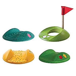 Amazon Basics Gross Motor Case Pack, Mini Golf, Walking Cups, Balance Board, Meadow Ring Toss, Meerkat Bowling