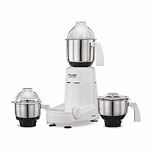Preethi Chef Pro Mixer Grinder, 750 watt, 3 Jars, White