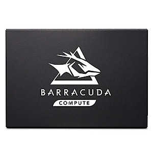 Seagate Barracuda Q1 SSD 480 GB Internal Solid State Drive – 2.5 Inch SATA 6 Gb/s for PC Laptop Upgrade 3D QLC NAND (ZA480CV1A001), Black