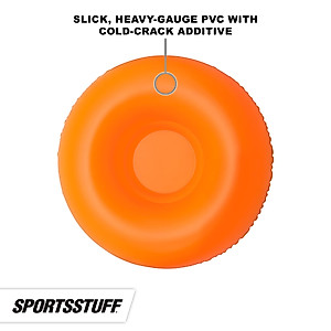 SportsStuff Space Cat Inflatable Snow Sled with Handles - 48" Single