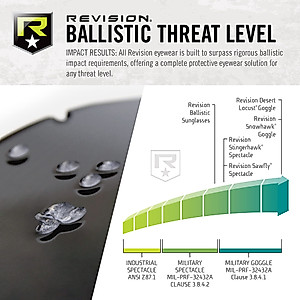 Revision Desert Locust Military Goggles Basic Kit – Clear Lens, Tan Frame, One Size – Anti Fog Eye Protection Ballistic Goggles – Made In USA