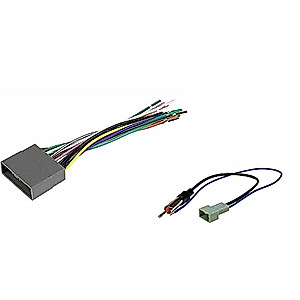 IMC Audio Honda Wire Harness and Antenna Adapter Compatible with Select 2006-14 Honda Civic CR-V Fit Odyssey Insight for Aftermarket Stereo Installation