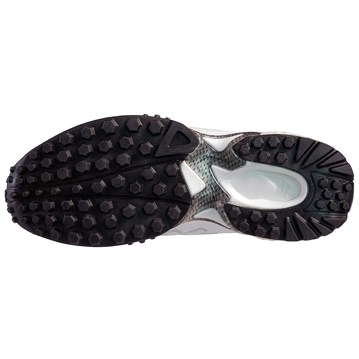 Ringor - Women's Flite Turf Softball Shoe (8.0 - White/Silver)