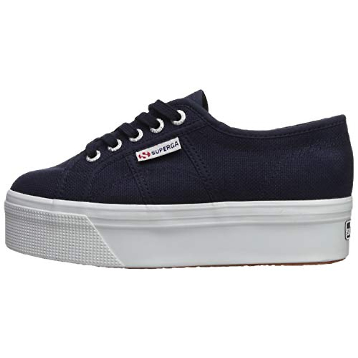 Superga Women's 2790A COTW Sneaker, Navy, 41 M EU / 9.5 B(M) US Women