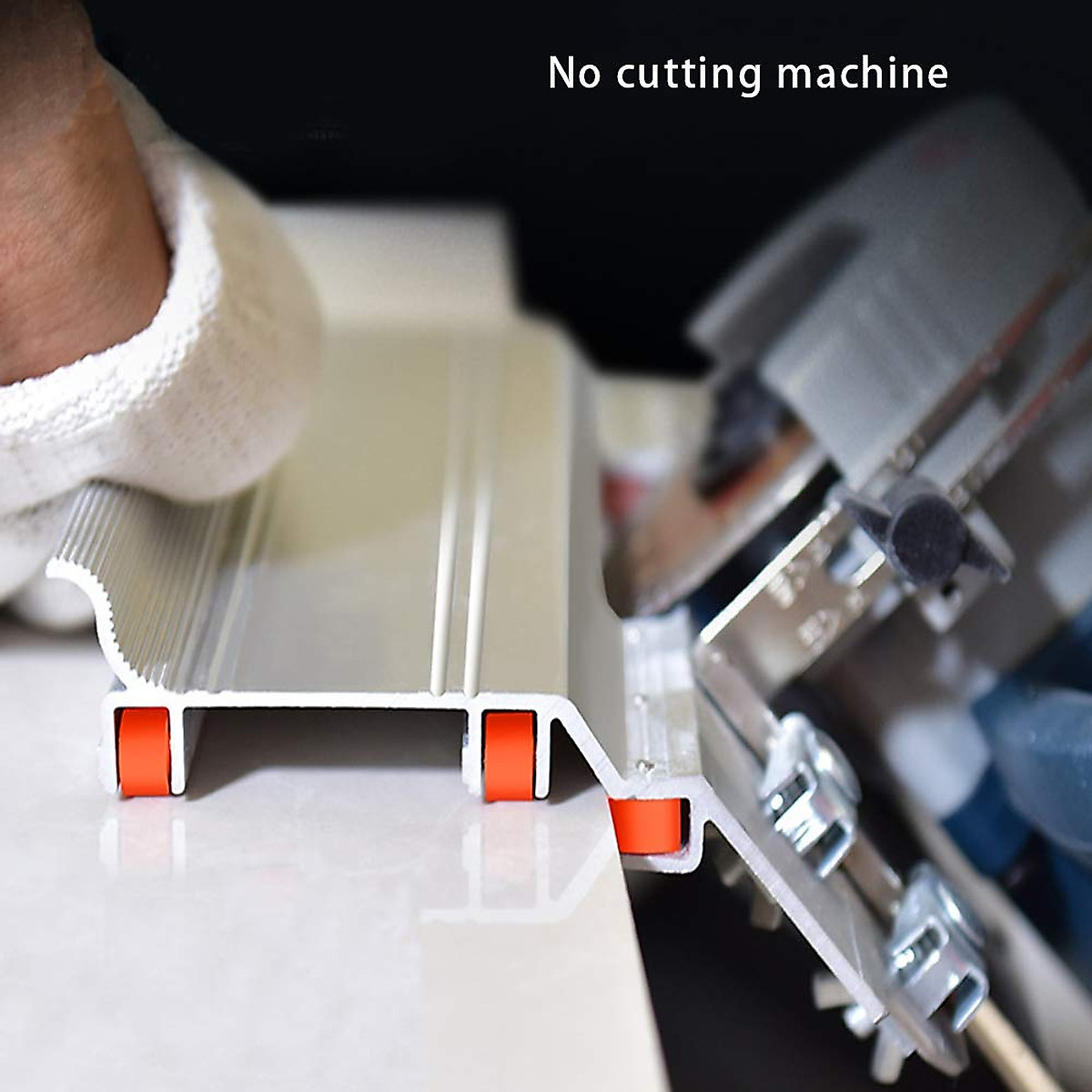 DGHAO Chamfer Frame 45 Degree Seat Miter Beveled Home Tool Support Mount Cutter Electric Saw Ceramic Tile Pneumatic(Silver),free size