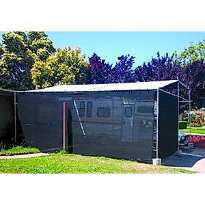 Dewitt K6 Knitted Shade Fabric Roll, Black, 100-Feet