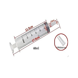Med Chalet EXELint Disposable Syringe, Sterile Single Pack, 50 ml to 60 ml Medical Grade Catheter Tip, J1